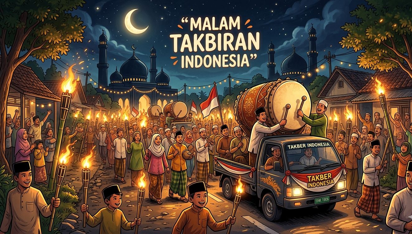 Meriahnya Malam Takbiran di Indonesia: Tradisi Penuh Makna yang Selalu ...
